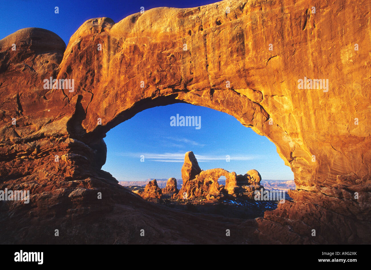 Turret Arch, USA, Utah, Arches NP Stock Photo - Alamy