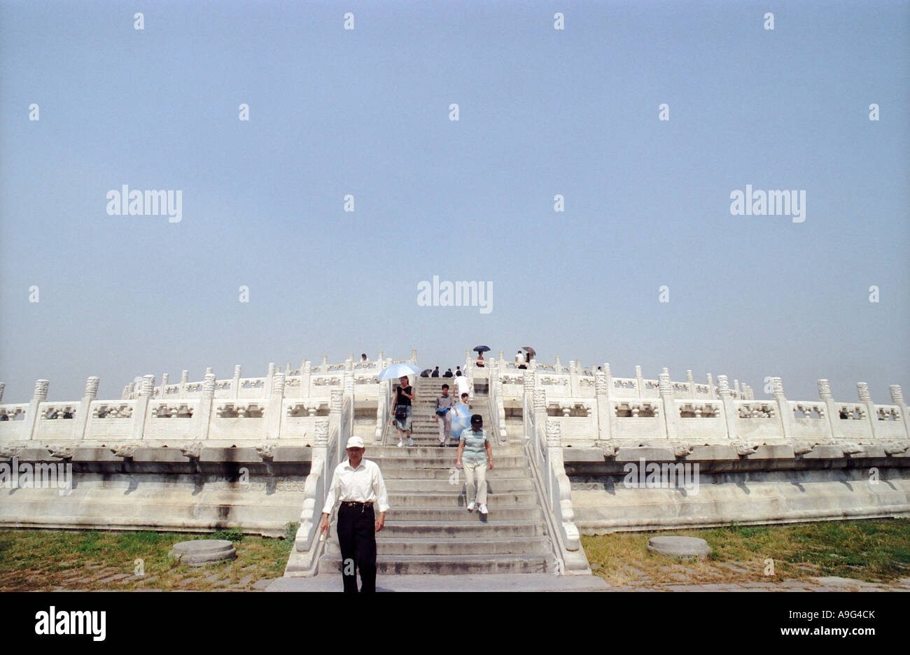 CHN China Beijing Altar terrace on the area of the Altar of Heaven Tian ...