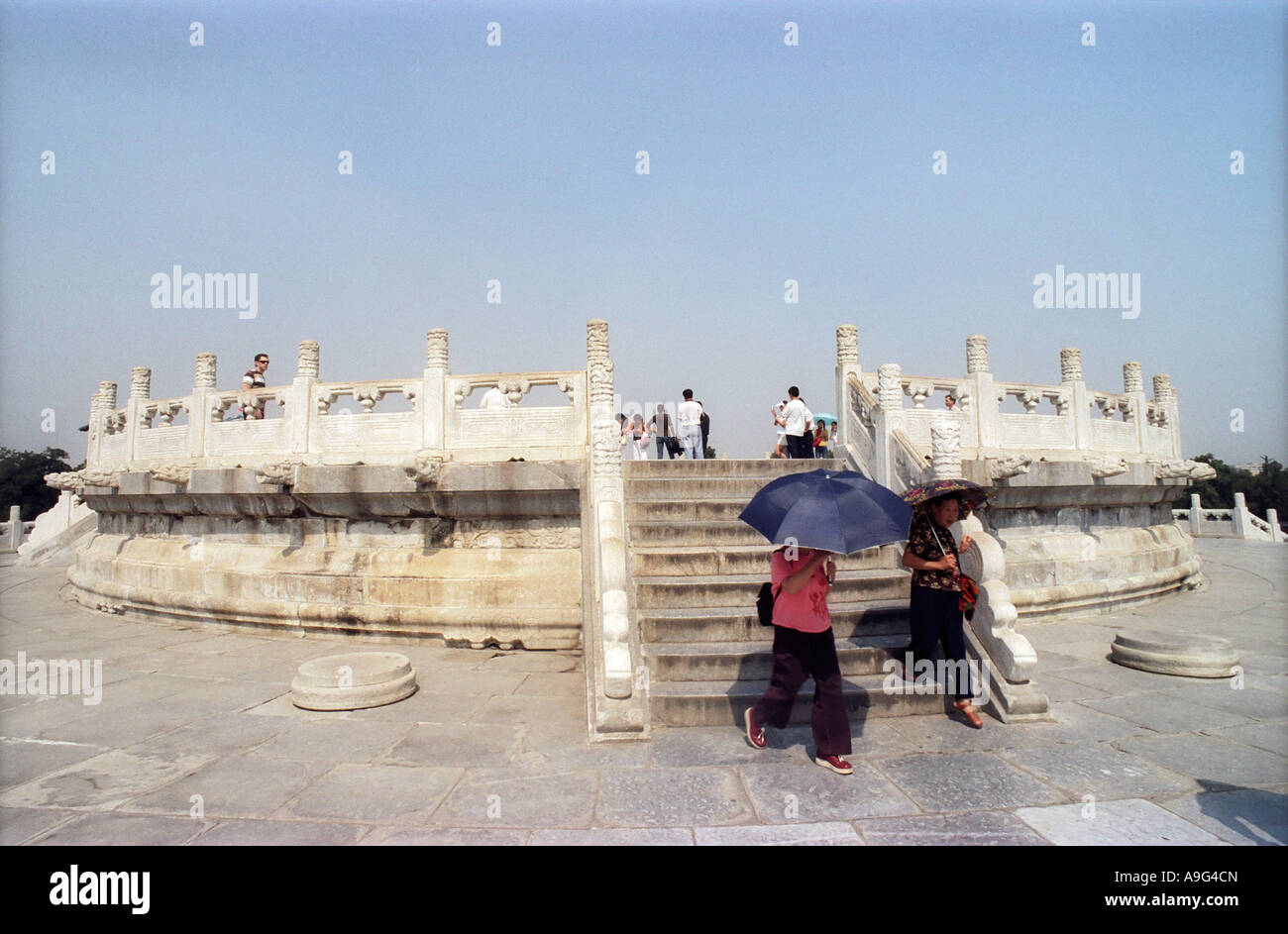 CHN China Beijing Altar terrace on the area of the Altar of Heaven Tian ...