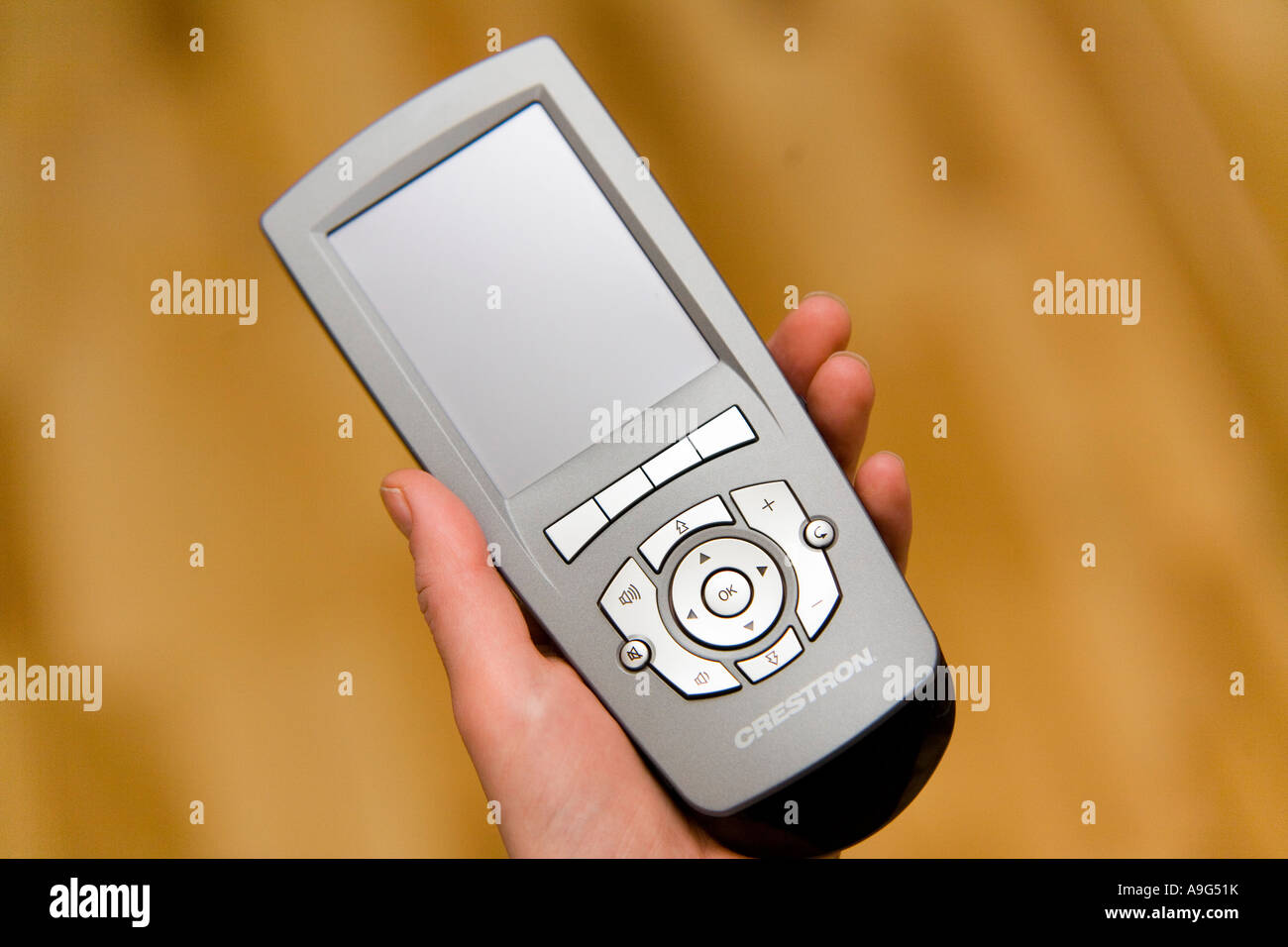 Crestron Control panel, Home automation technology Stock Photo - Alamy