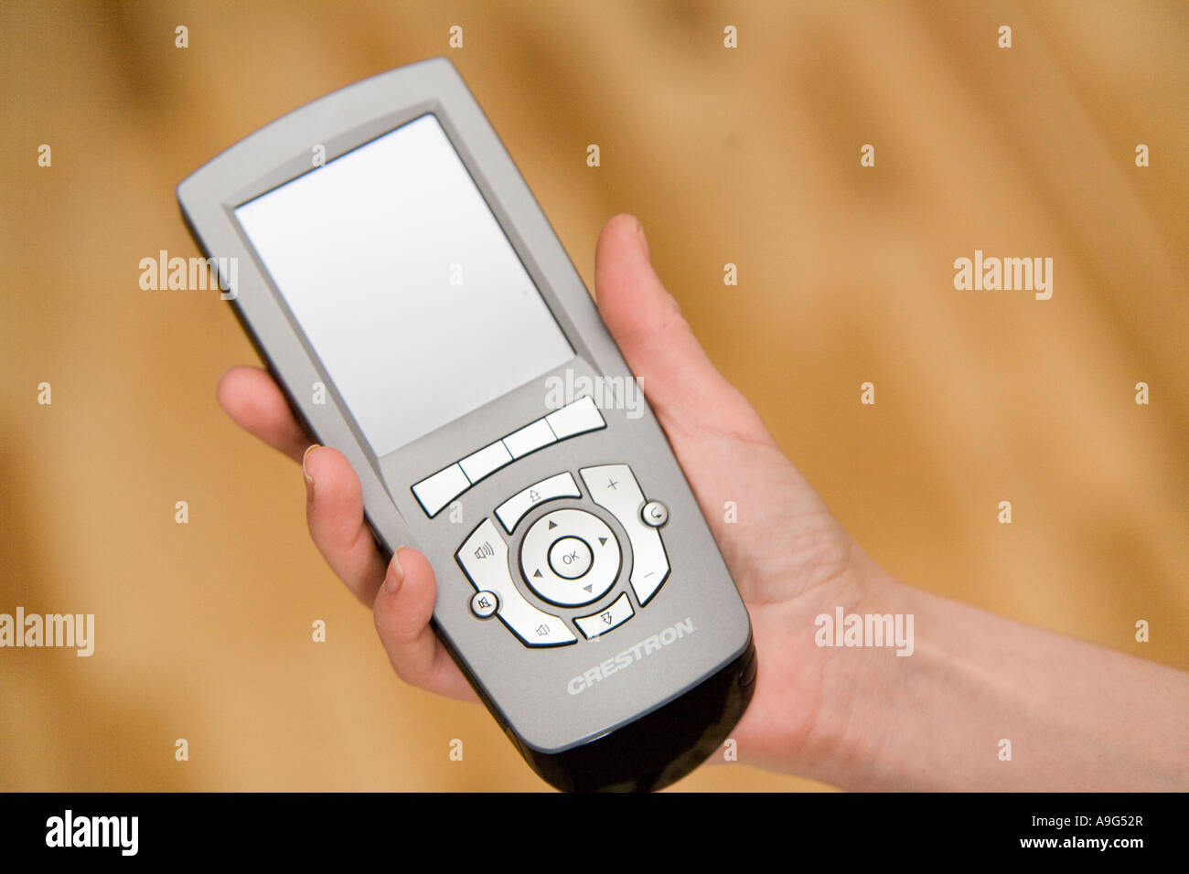 Crestron Control panel, Home automation technology Stock Photo - Alamy