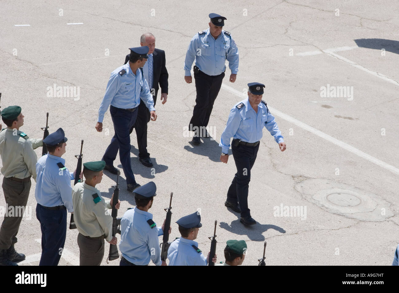 Stock Photo of Israel Police Ceremony Stock Photo - Alamy