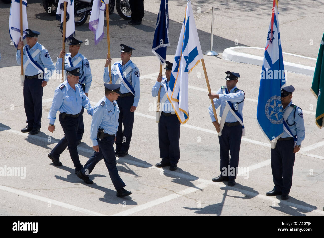 Stock Photo of Israel Police Ceremony Stock Photo - Alamy