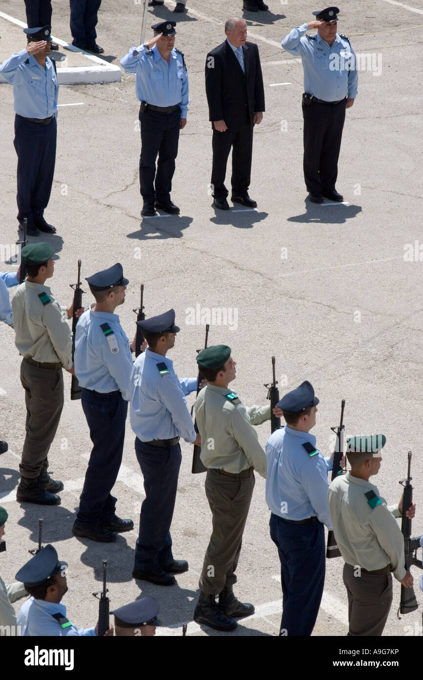 Stock Photo of Israel Police Ceremony Stock Photo - Alamy