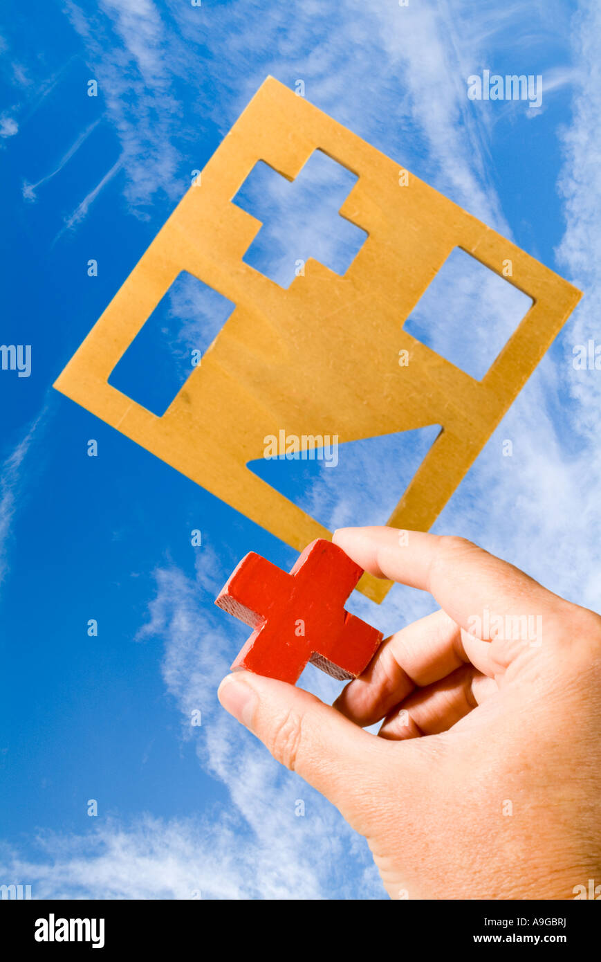 problem solving concept, blue sky thinking Stock Photo - Alamy