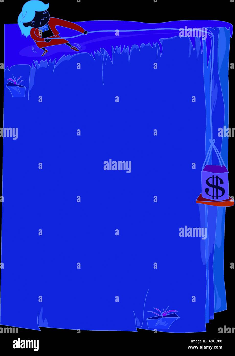 Illustration Cute Borders Backgrounds II Stock Photo - Alamy