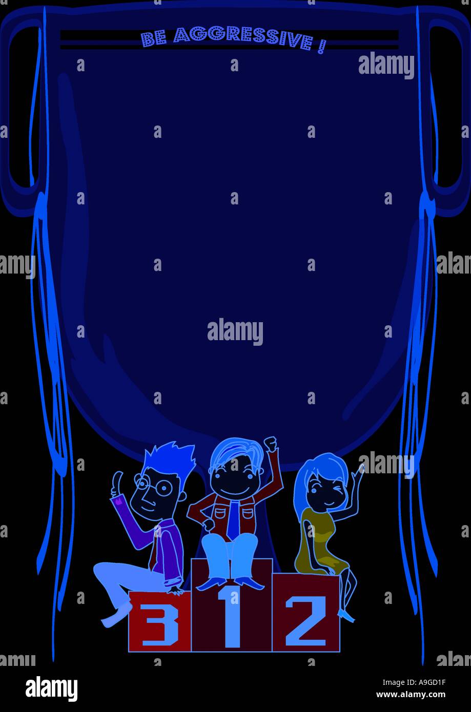 Illustration Cute Borders Backgrounds II Stock Photo - Alamy