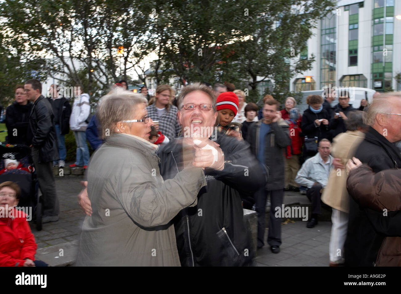 People dancing at Cultural Night in Reykjavik, Iceland Stock Photo - Alamy