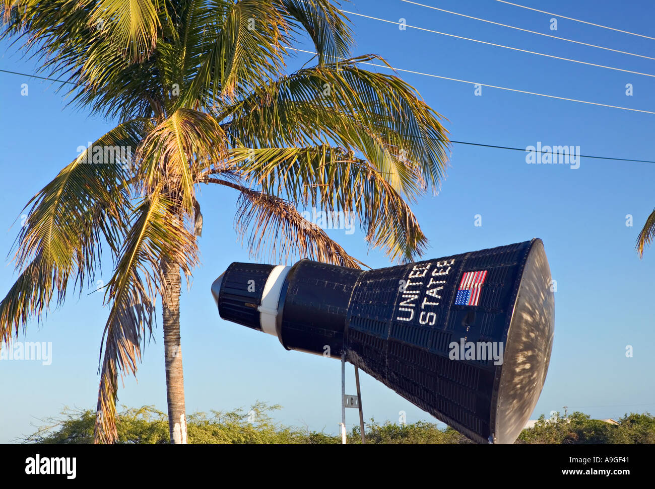 Replica of NASA Mercury Space Capsule, Cockburn Town, Turks & Caicos ...