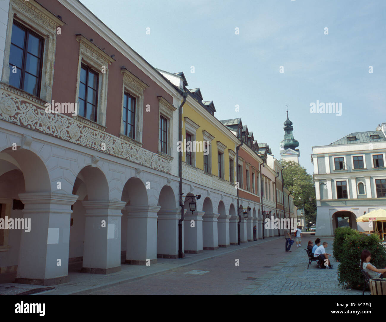 Bernardo Morando's house, with others beyond, Rynek Wielki, looking ...
