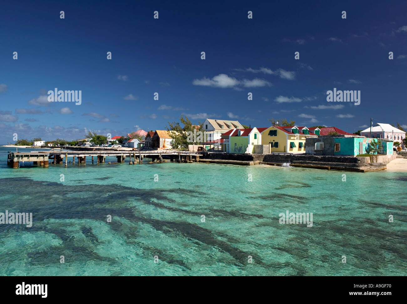 Cockburn Town, Grand Turk Island, Turks & Caicos, Caribbean Stock Photo ...