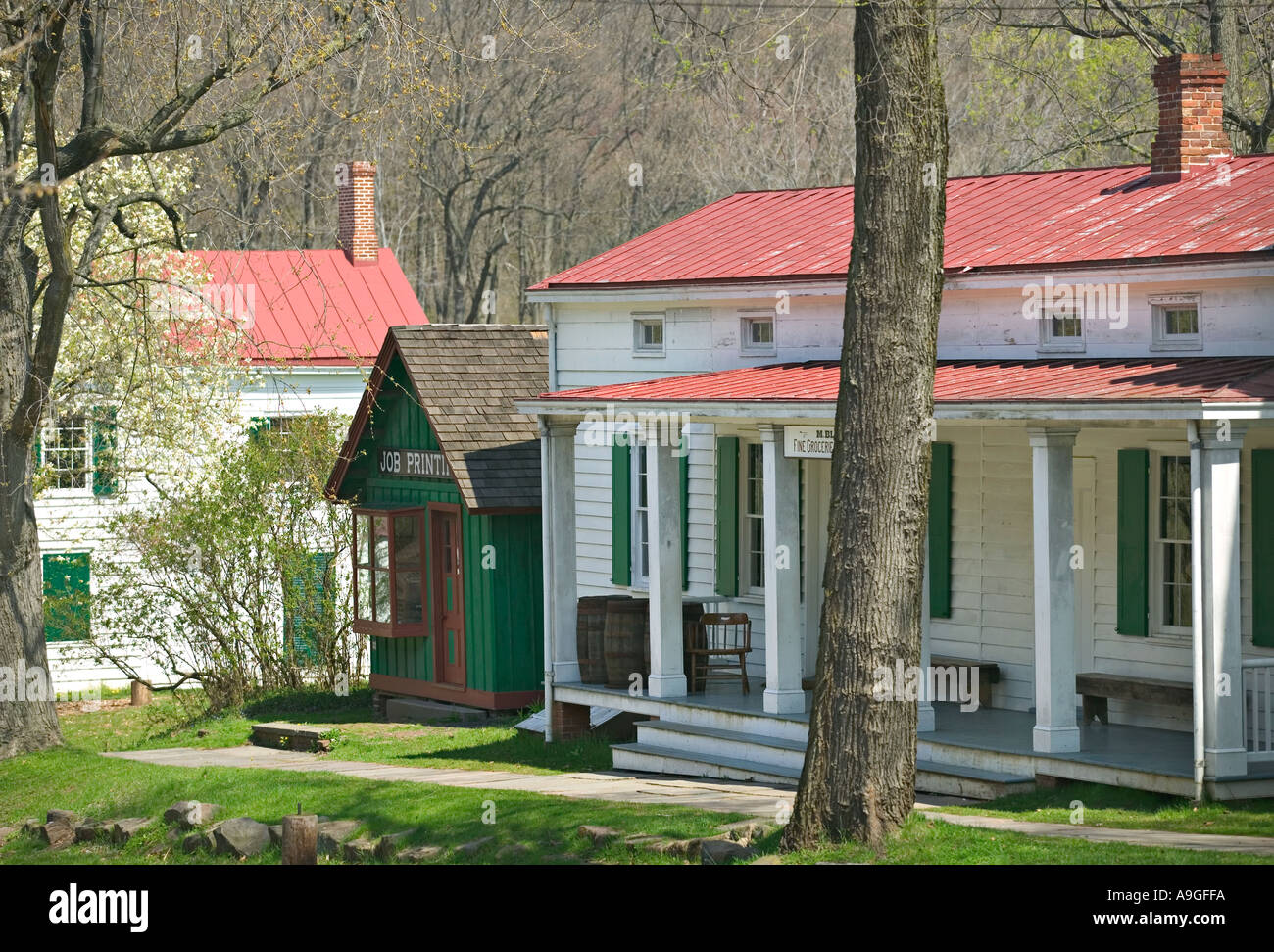 Historic Richmond Town, Staten Island, New York, USA Stock Photo - Alamy