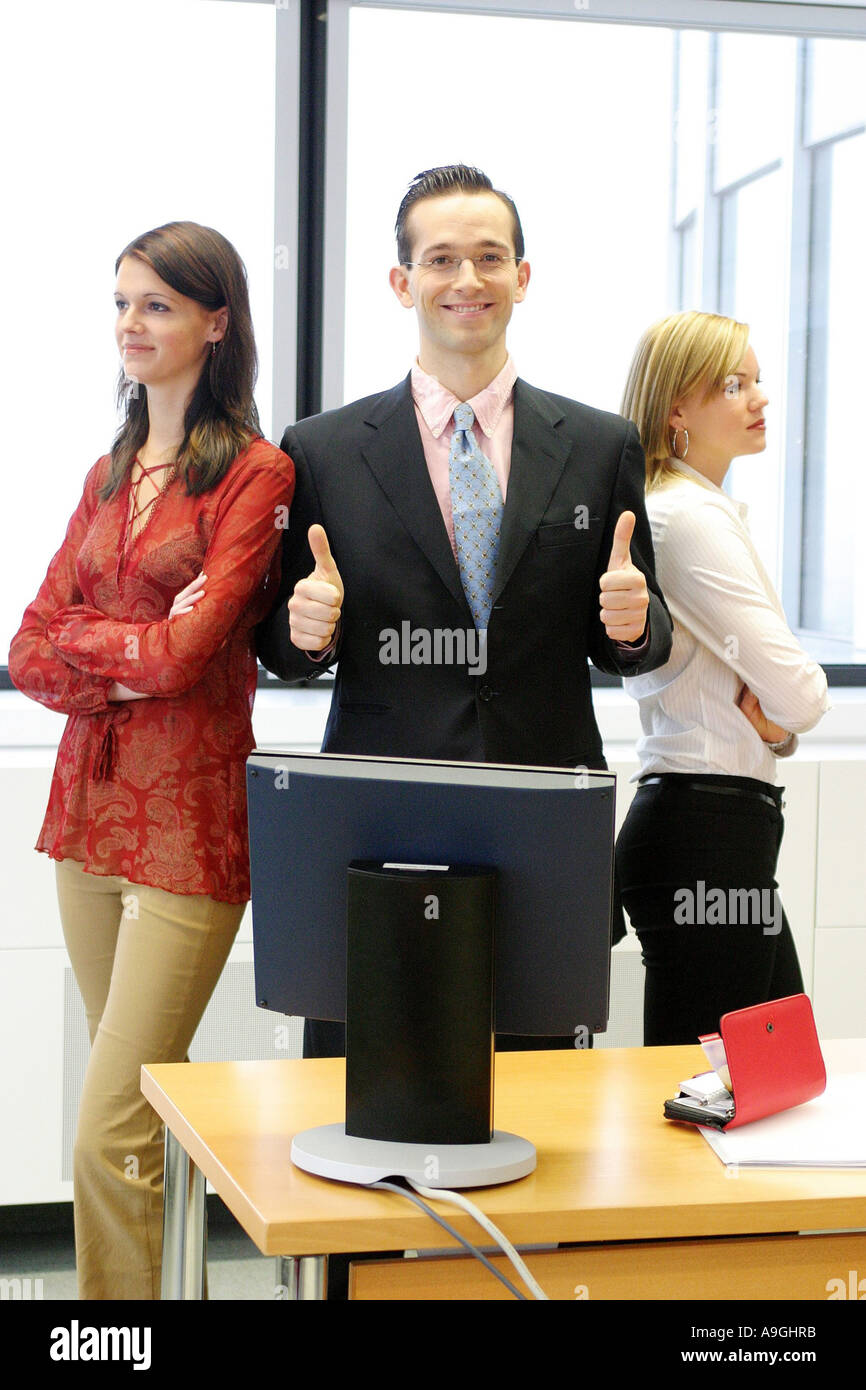 Man between two women hi-res stock photography and images - Alamy
