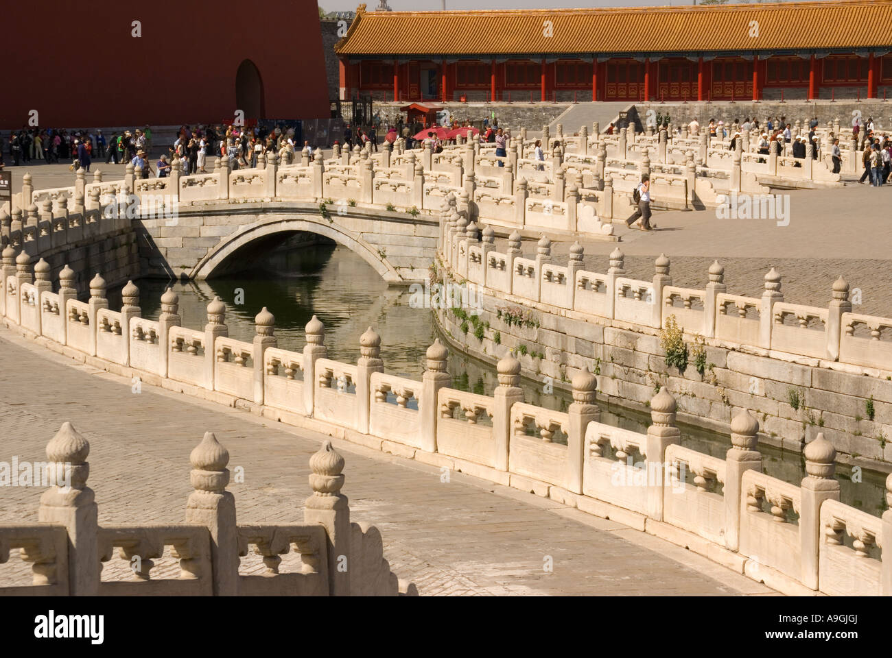 Imperial Palace Museum (Forbidden City) Golden River with marble ...