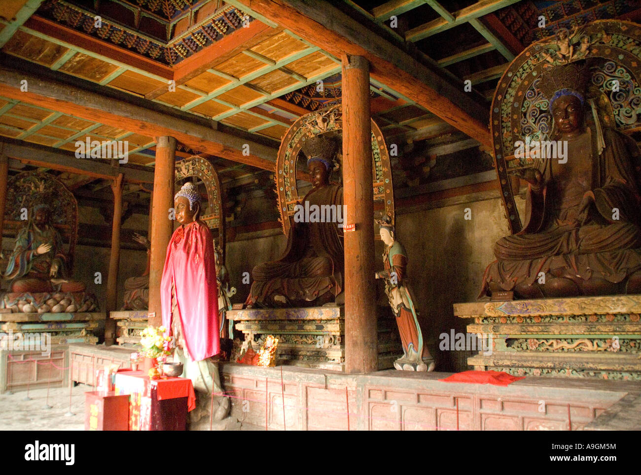 Shuanglin Monastery near Pingyao dates from North Wei dynasty, Shanxi ...