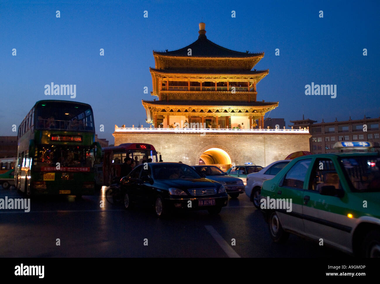 Bell tower night xi hi-res stock photography and images - Alamy