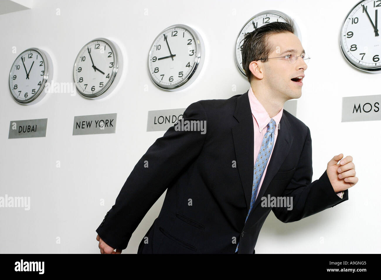 Lateral view young man walking hi-res stock photography and images - Alamy