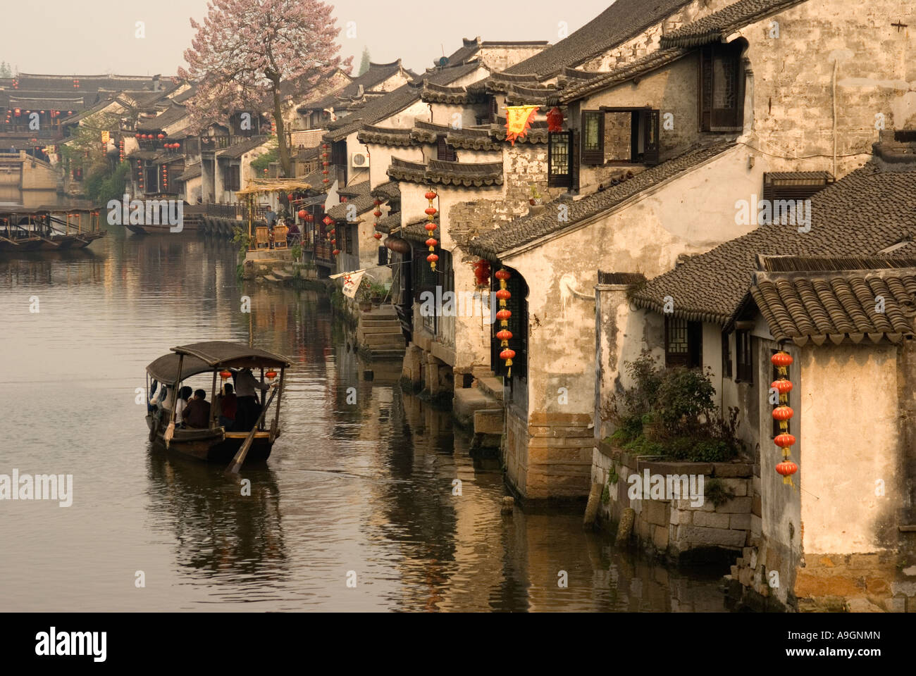 Xitang ancient water town in spring, location for film Mission ...