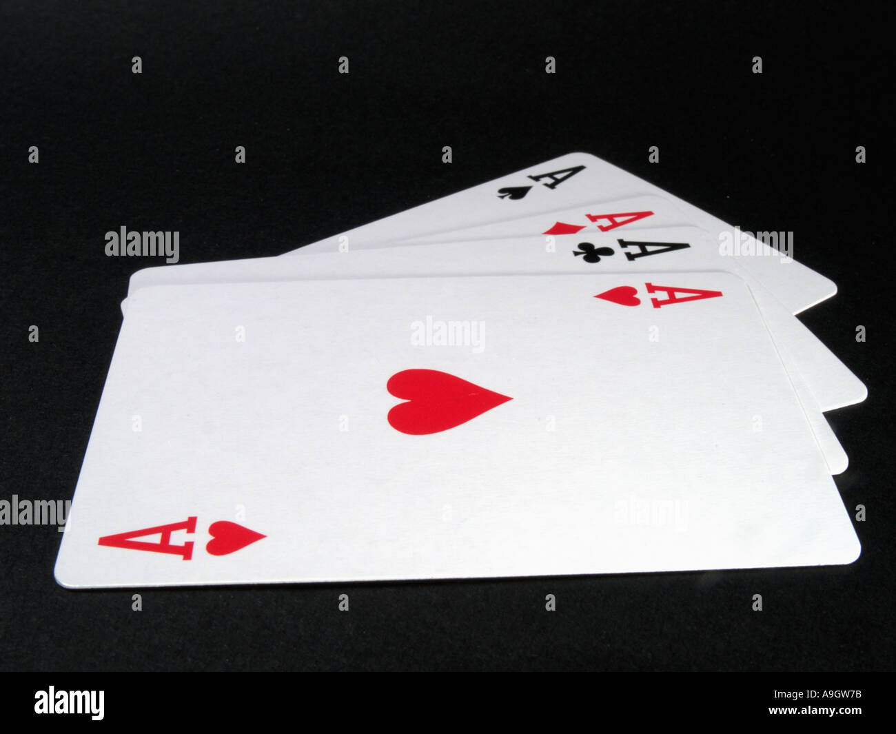 Four aces Stock Photo - Alamy