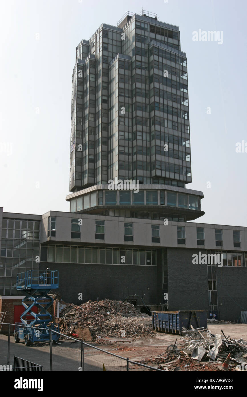 Mathematics Building at start of demolition April 2005 Oxford Road The ...