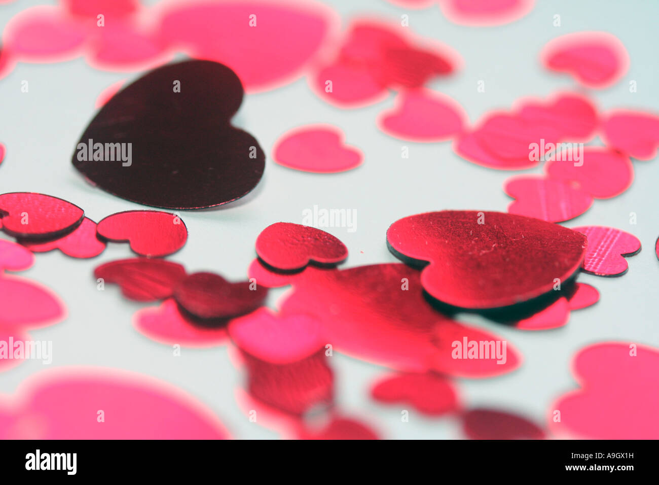 Lots of different sized Hearts Stock Photo - Alamy