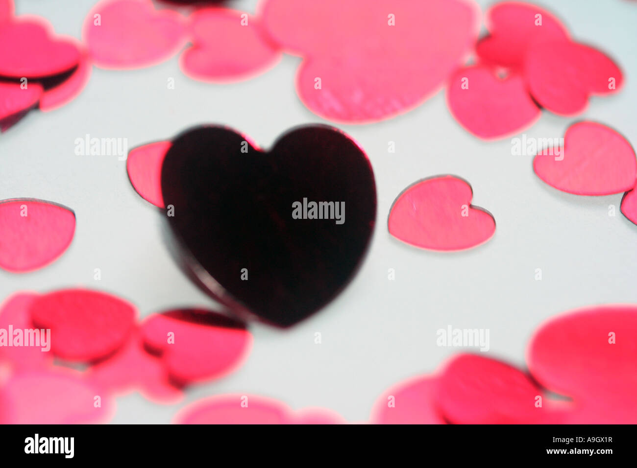 Lots of different sized Hearts Stock Photo - Alamy