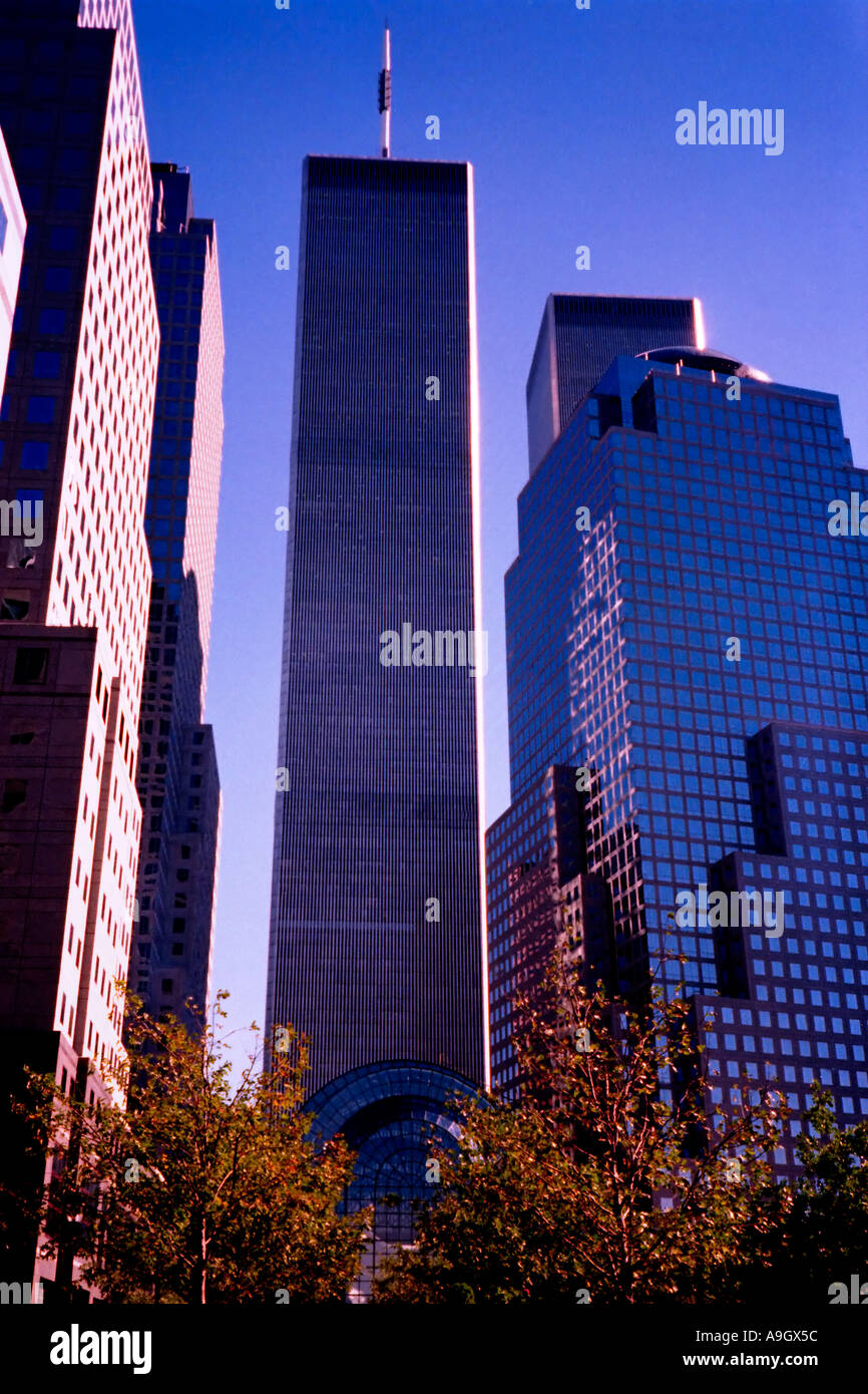 World trade center new York before 9 11 Stock Photo - Alamy
