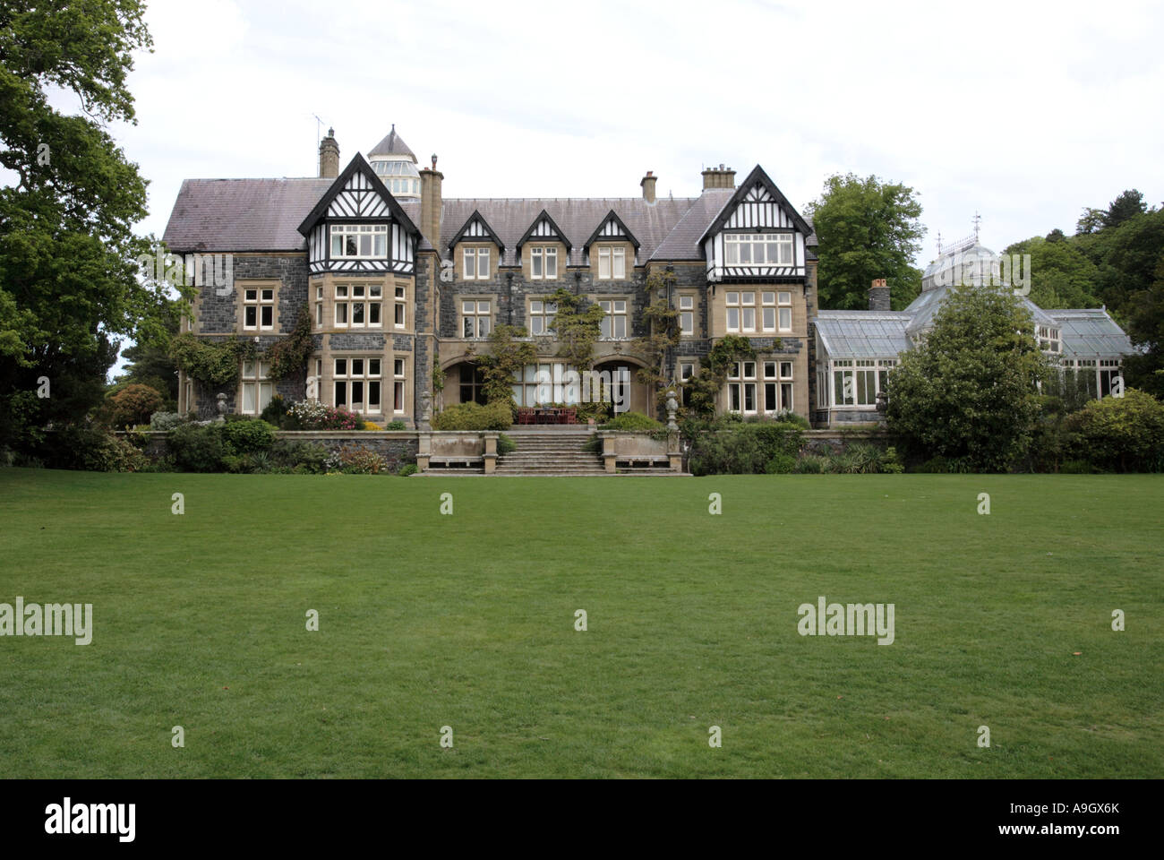 Bodnant Hall,Bodnant, Gardens,, Gwynedd, Wales, UK ,Europe, National ...