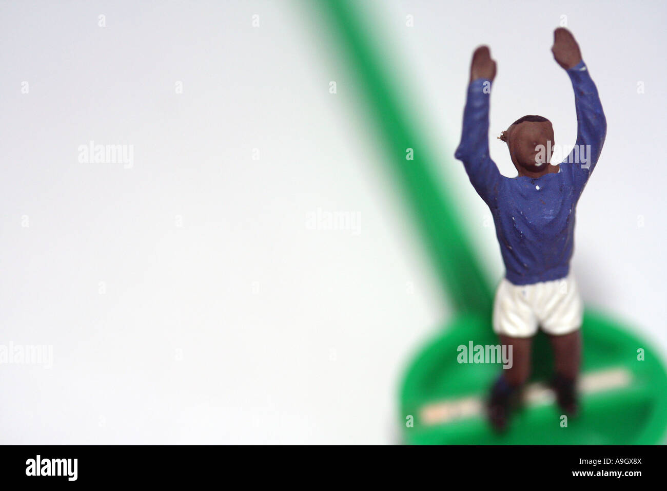 Subbuteo Brazil Replica Table Football Goalkeeper with base Stock Photo ...