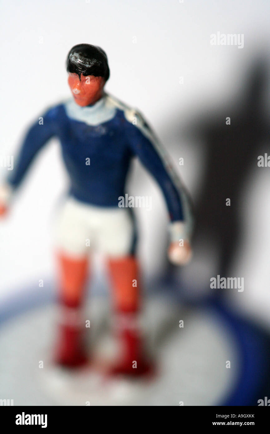 Subbuteo Scotland Replica Table Football Player Lifesize with shadow ...