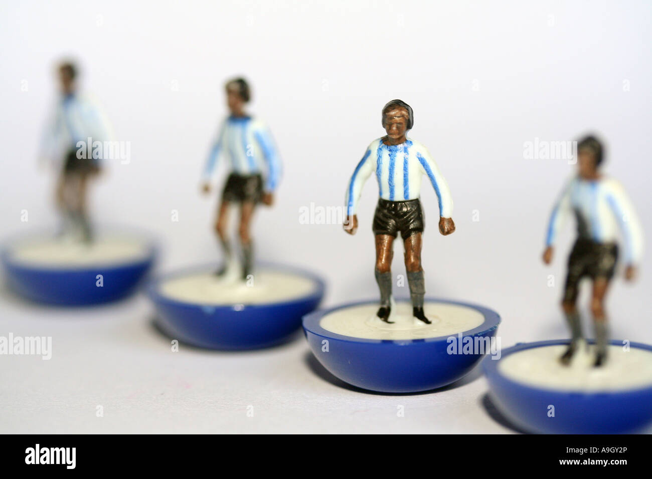 Subbuteo Argentina Replica Table Football Players Stock Photo - Alamy