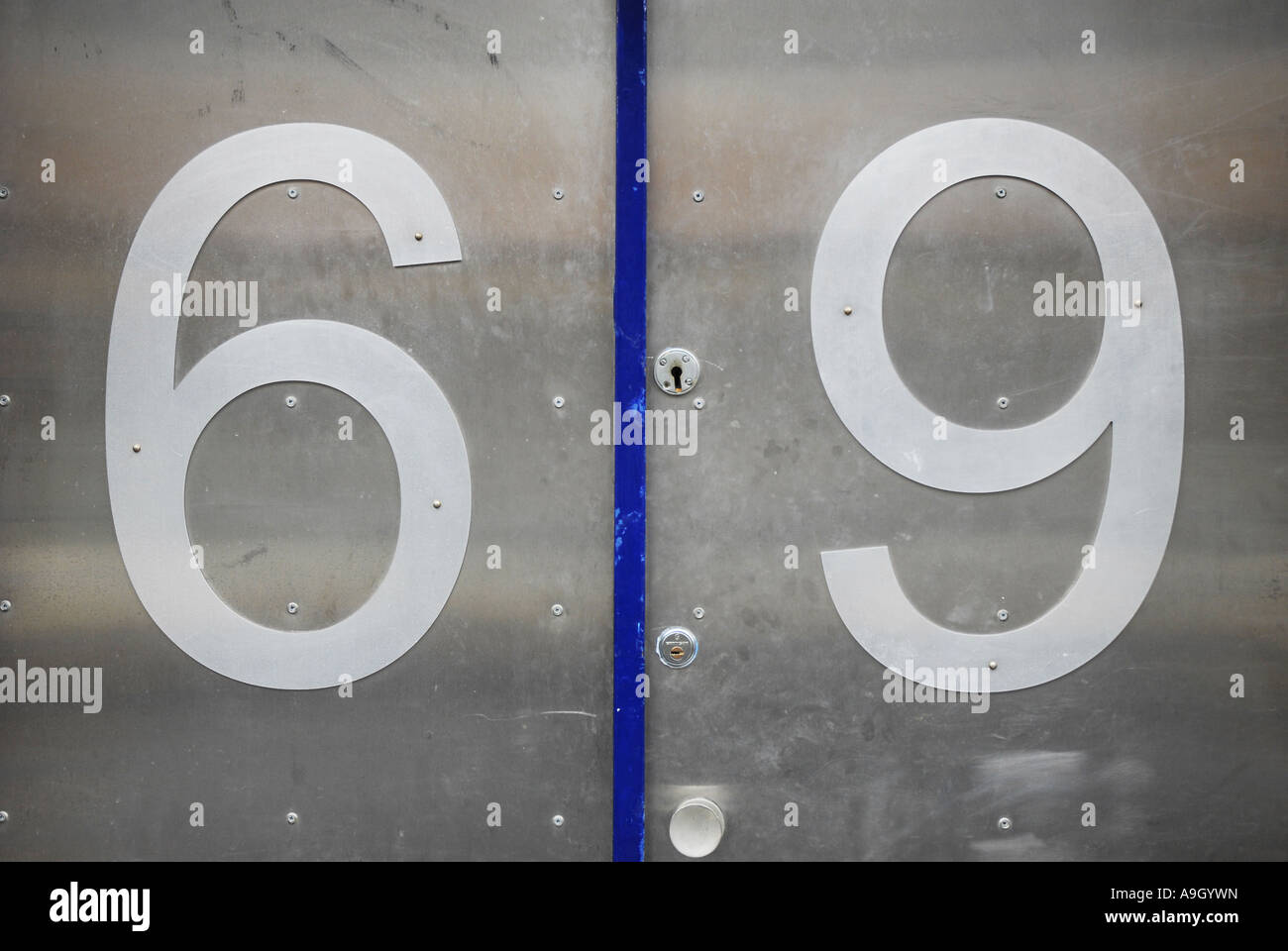 Door number 69 in London Stock Photo - Alamy