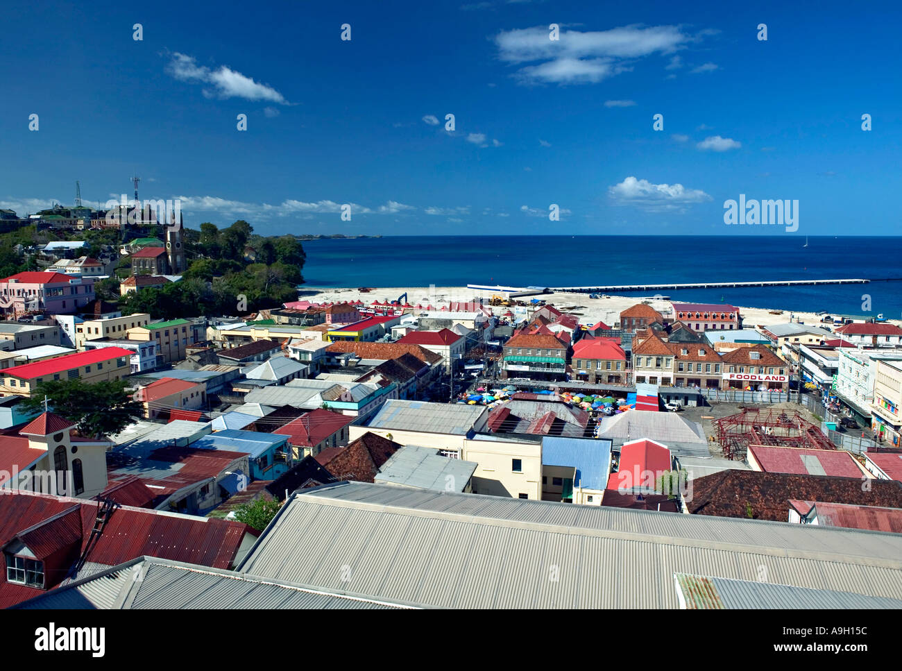St georges grenada market hi-res stock photography and images - Alamy