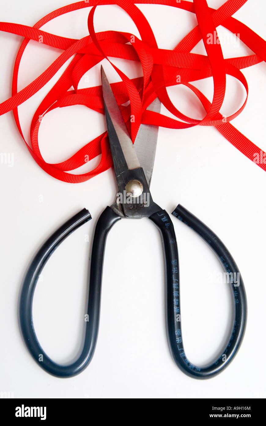 Slashing red tape hi-res stock photography and images - Alamy