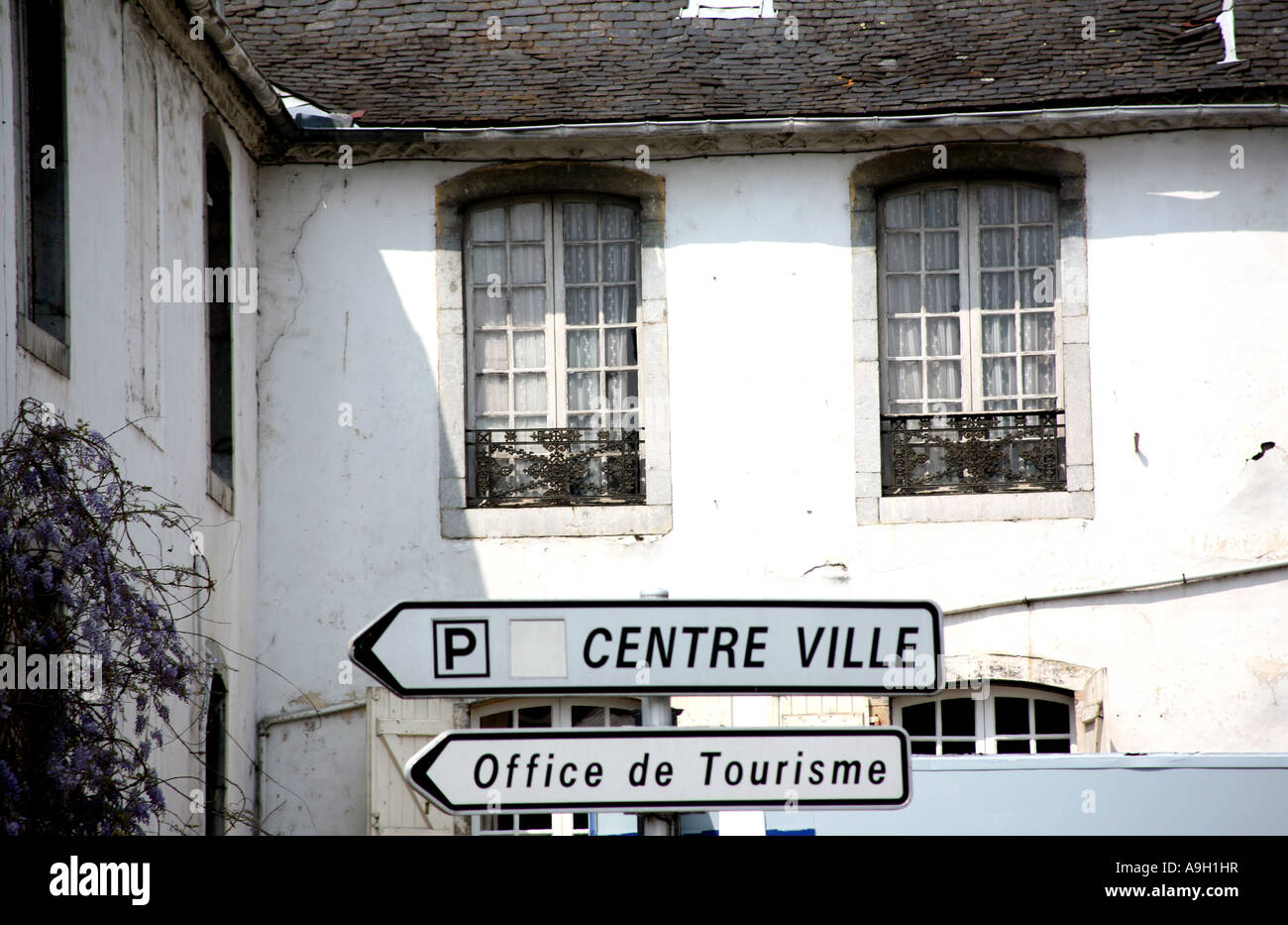 Street signs in French town 2007 Stock Photo - Alamy
