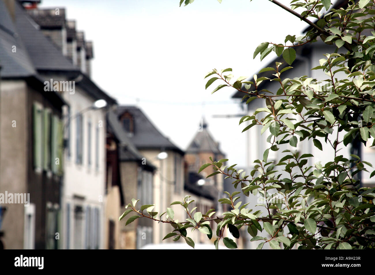 Village of Monein Bearn France 2007 Stock Photo - Alamy