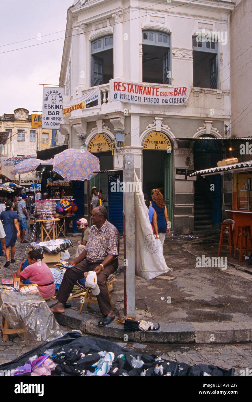 street market in Recife Brazil Stock Photo - Alamy