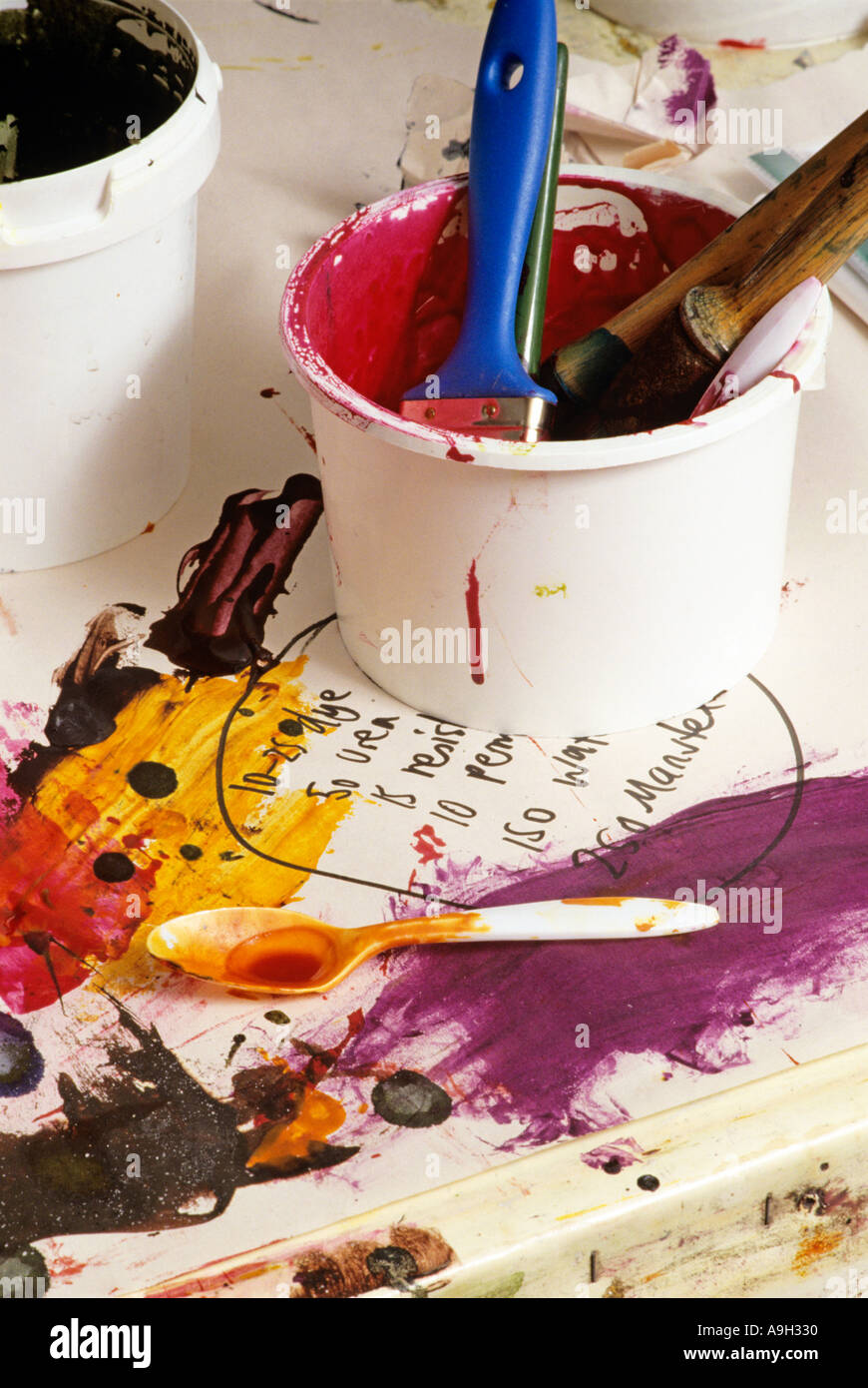 Splodges of colour hi-res stock photography and images - Alamy