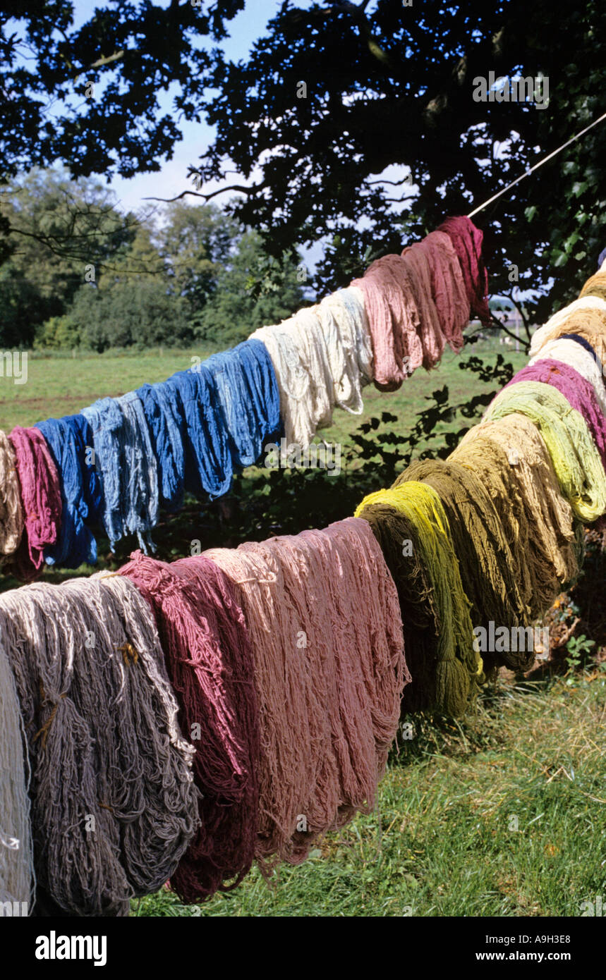 Naturally dyed wool hi-res stock photography and images - Alamy