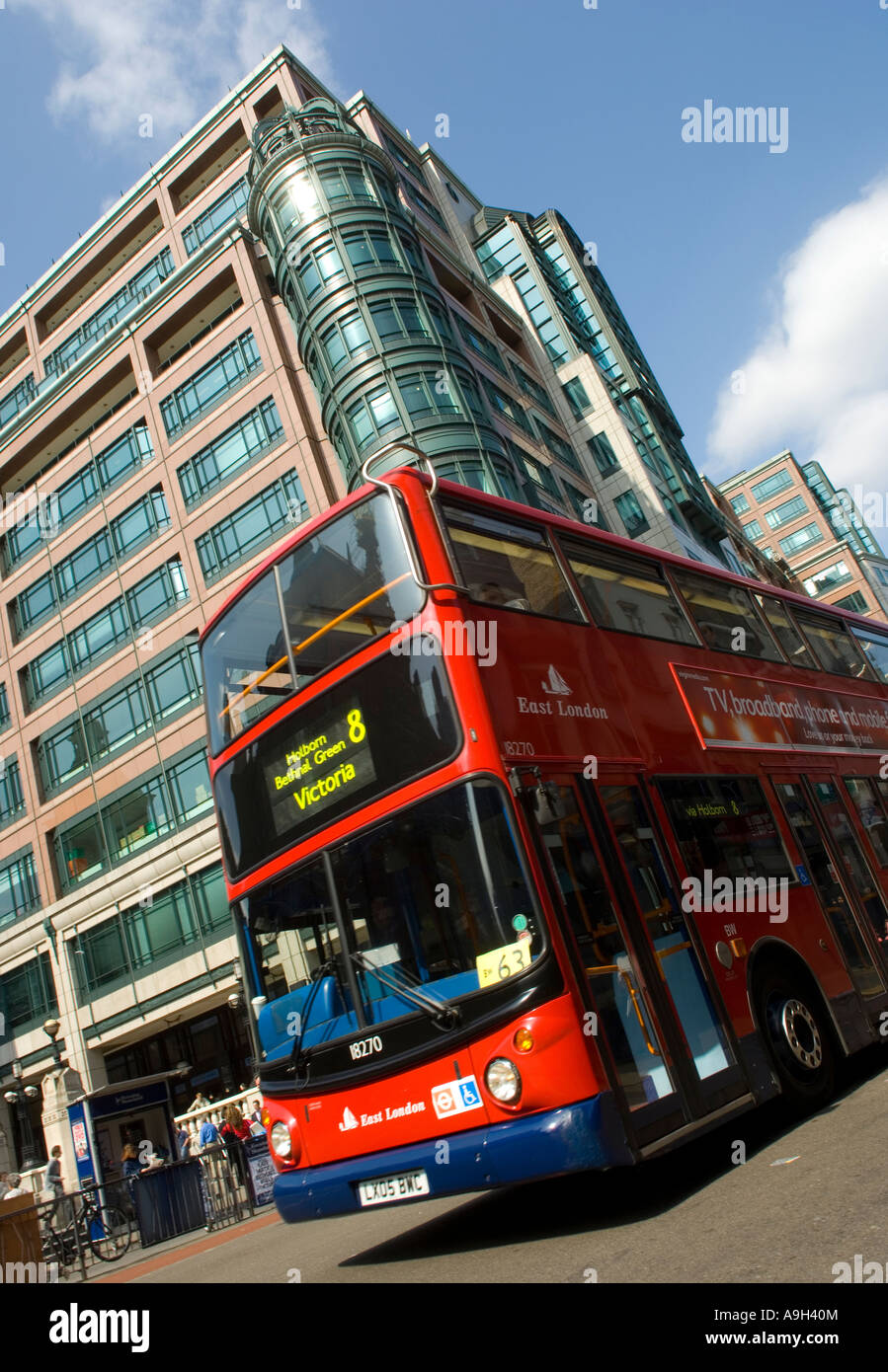 Bus liverpool street driving hi-res stock photography and images - Alamy