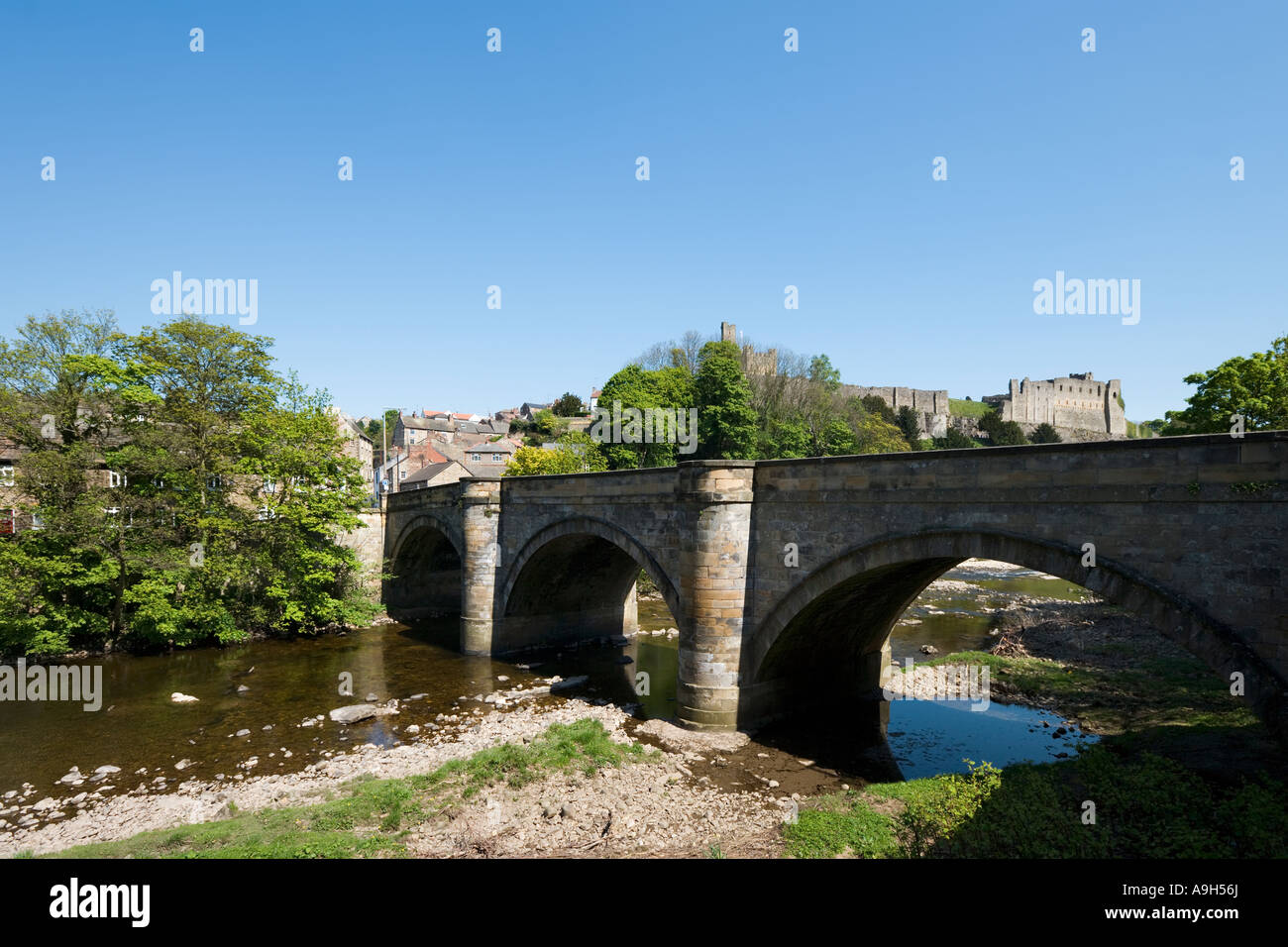 Richmond Castle And River Swale High Resolution Stock Photography and ...