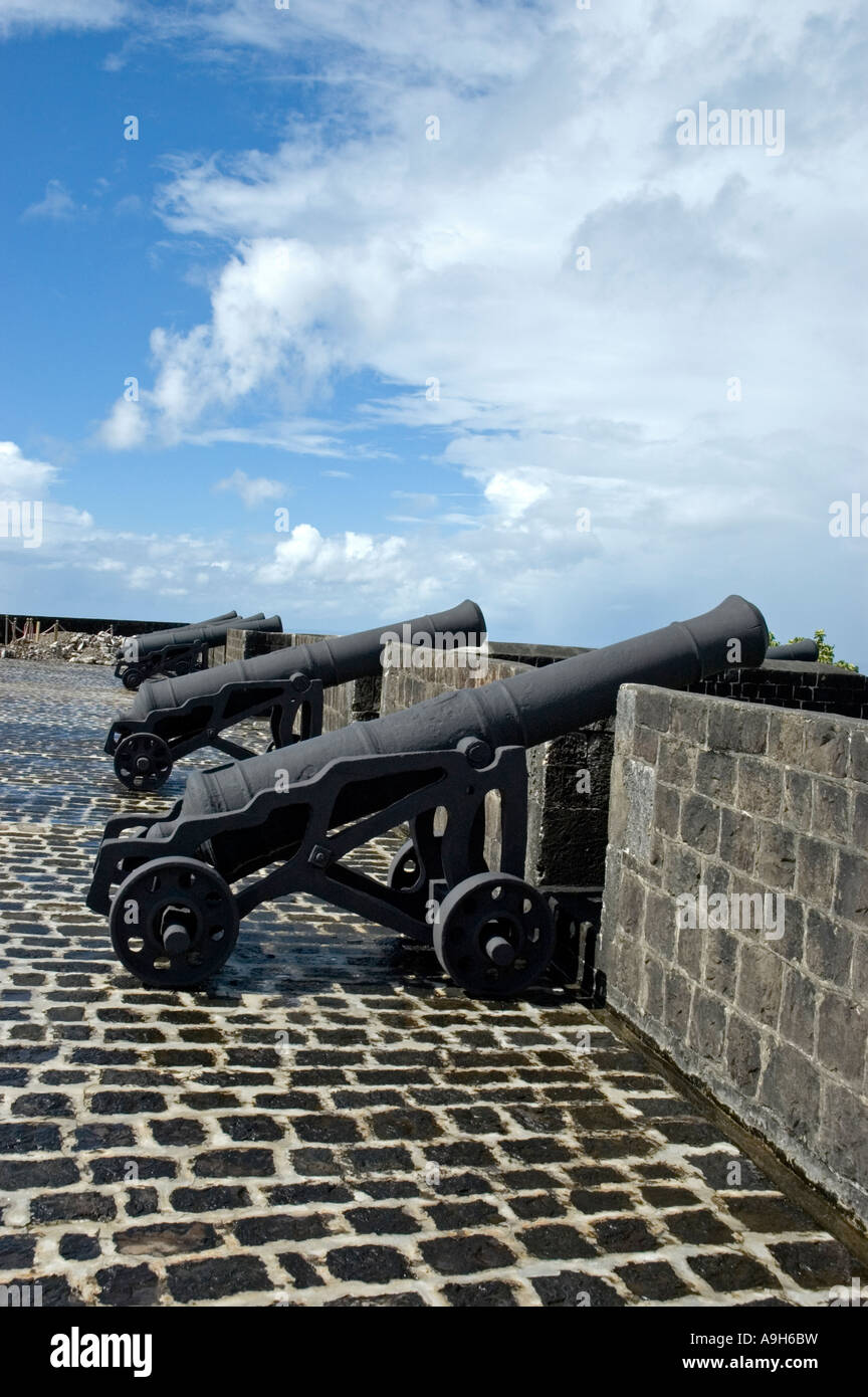 Cannon overlook the Caribbean Sea, Fort George Museum, The Citadel ...
