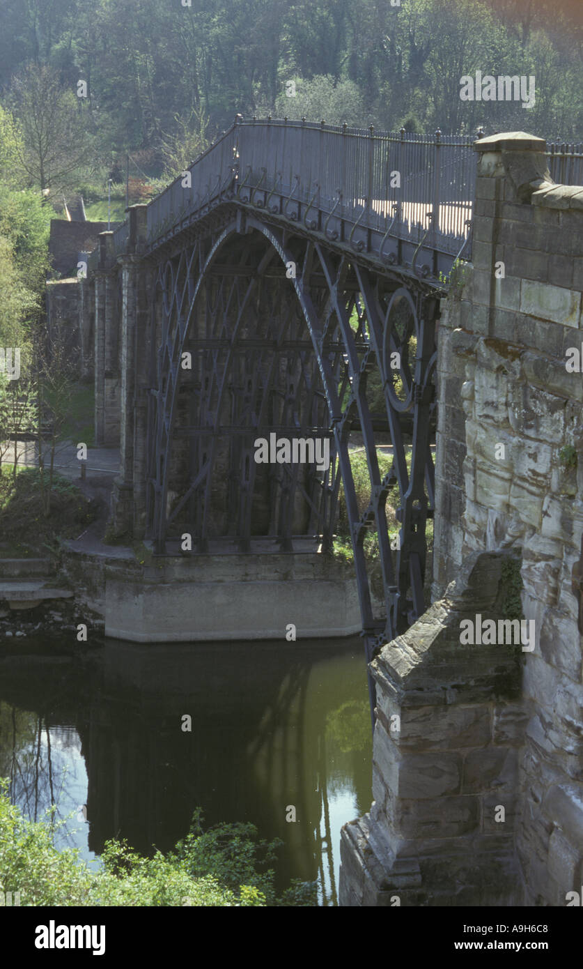 Scenery Bridges The Iron Bridge Shropshire Stock Photo - Alamy