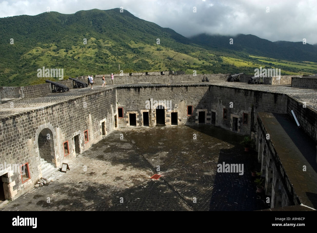 The Central Courtyard, Fort George Museum, Brimstone Hill Fortress, St ...