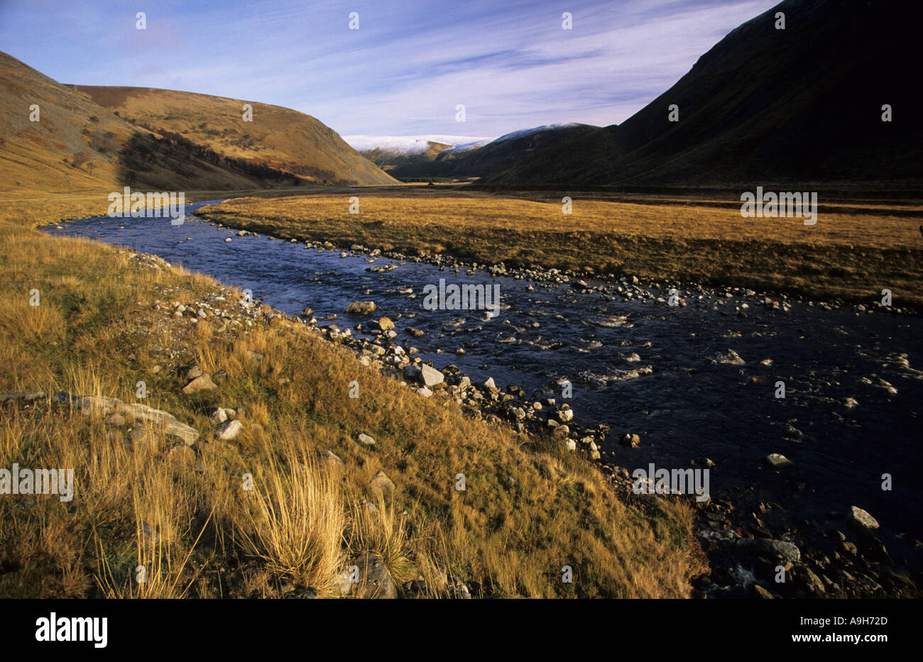 Scotland Findhorn Valley Strathdearne Inverness shire Scotland Stock ...
