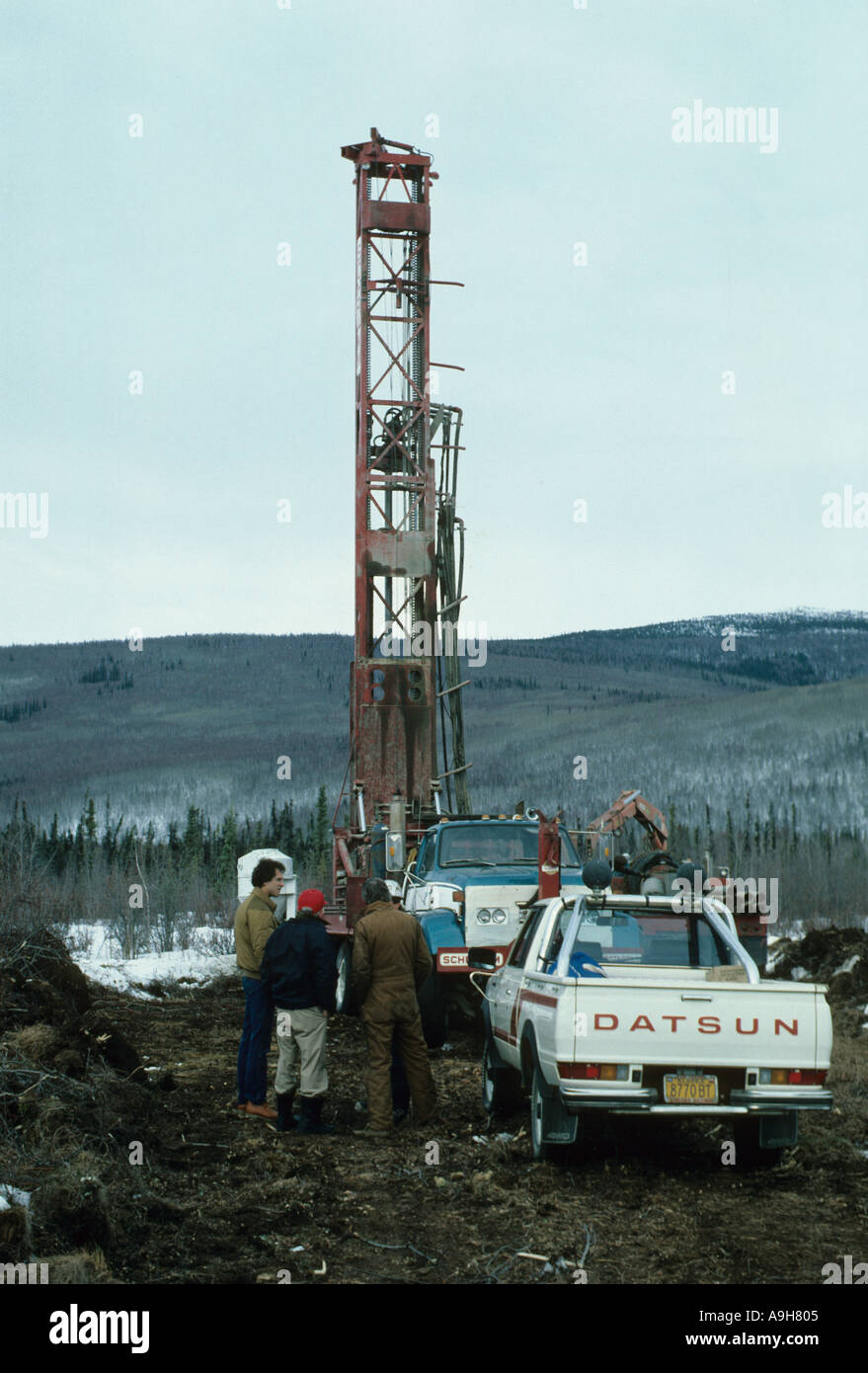 Mining Gold Drill penetrates 120 of silts to check gold values to see ...