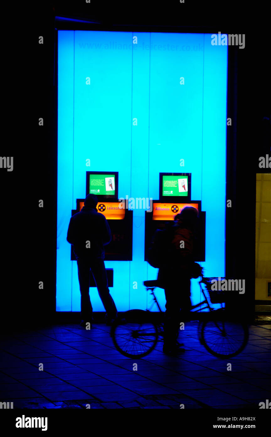 Alliance Leicester ATM Machine Stock Photo - Alamy