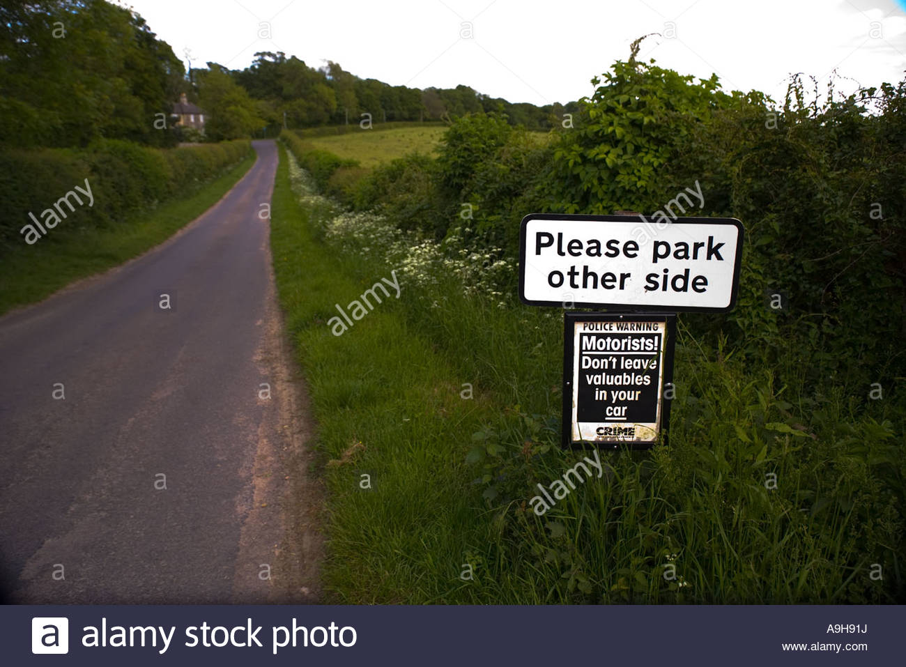 Car Parking Warning Sign High Resolution Stock Photography and Images ...