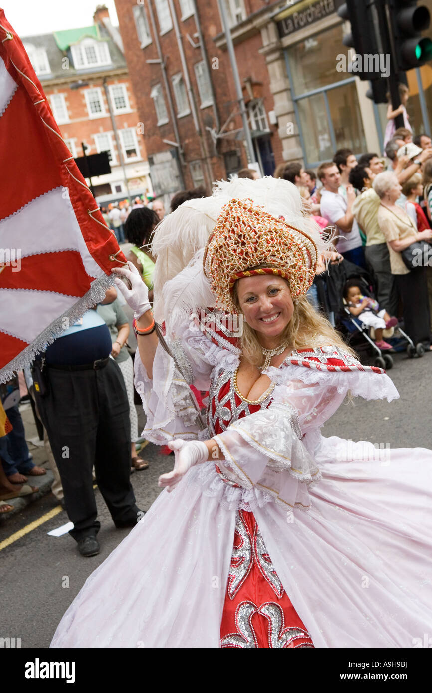 Portrait of a costumed Carnival performer Stock Photo - Alamy