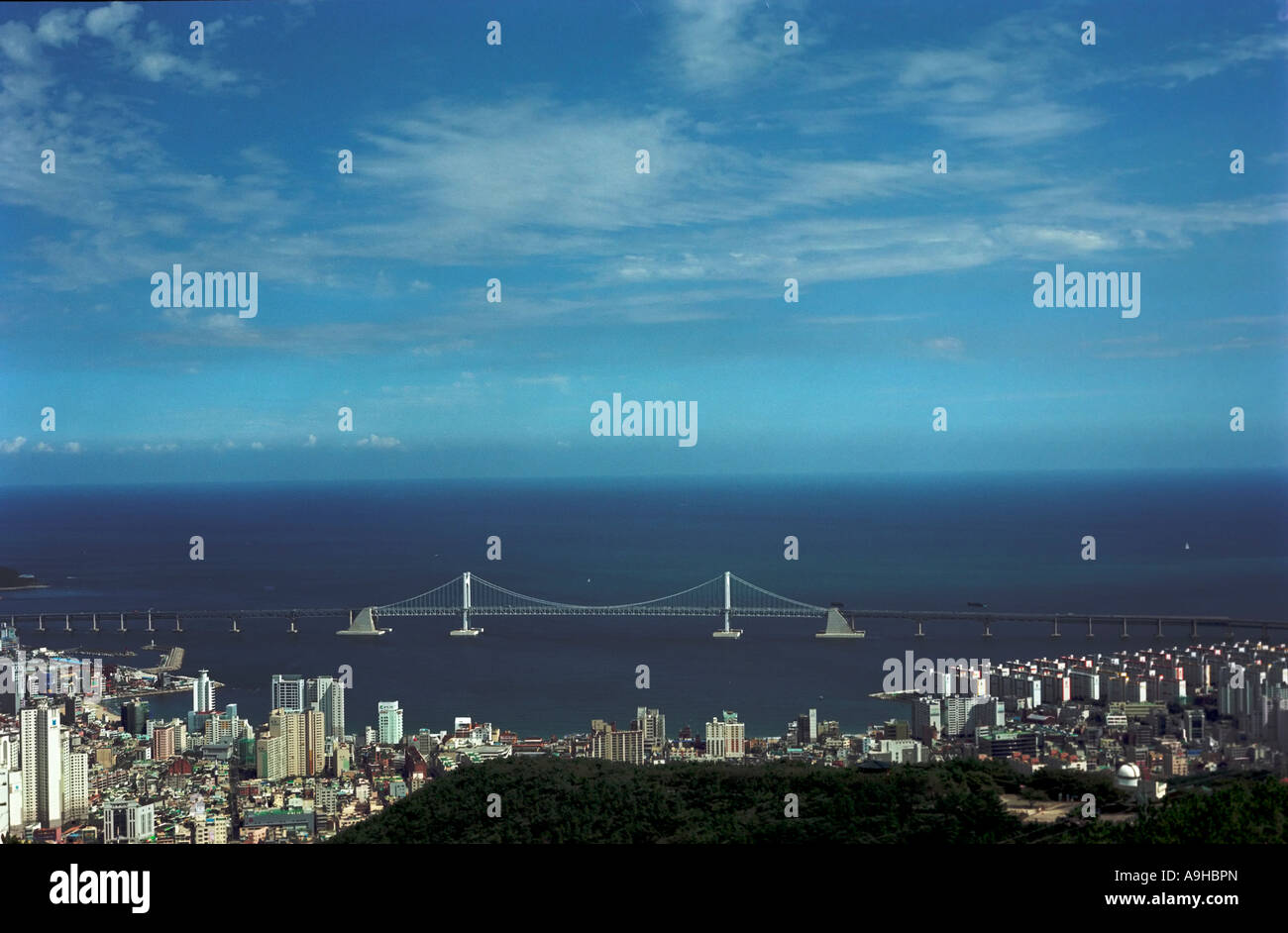 Gwangan Bridge in Busan, South Korea Stock Photo - Alamy